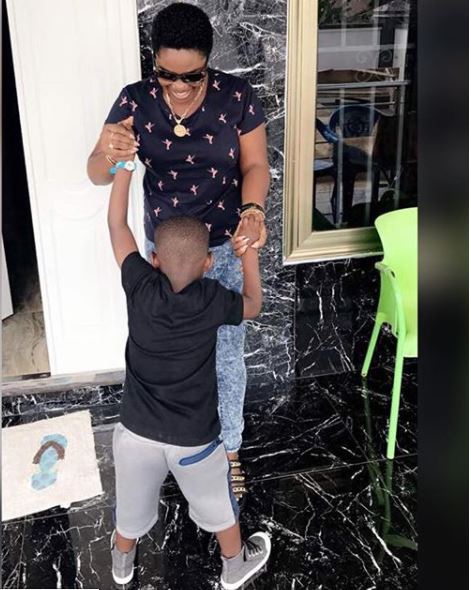 PHOTO: Emelia Brobbey finally shows off her son - GhPage