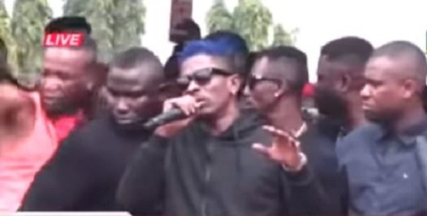 Angry Shatta Wale Invoke Curses In His Speech At Ebony's One Week - GhPage