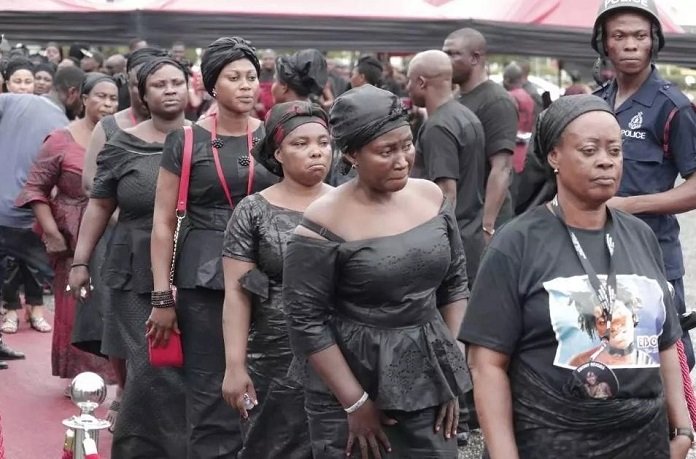 Exclusive photos from Ebony's funeral - GhPage