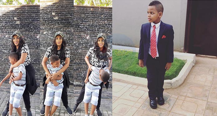 Actress Juliet Ibrahim stuns social media with photos of her son - GhPage