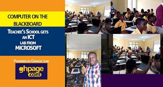 Photos: 'Computer On The Blackboard' Teacher's School Gets An ICT Lab ...