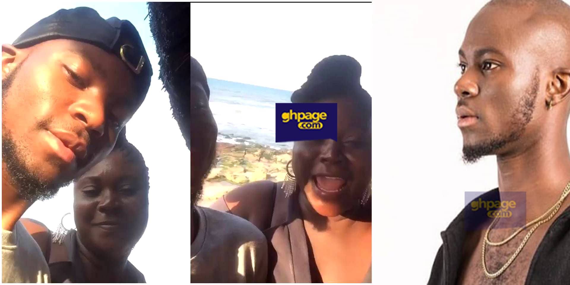 King Promise Takes Mum To Beach To Celebrate Mothers Day [video] Ghpage