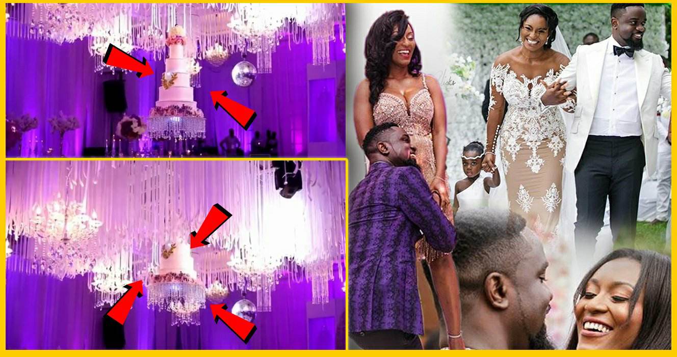 Tracy Sarkcess reveals the motive behind her wedding cake - GhPage