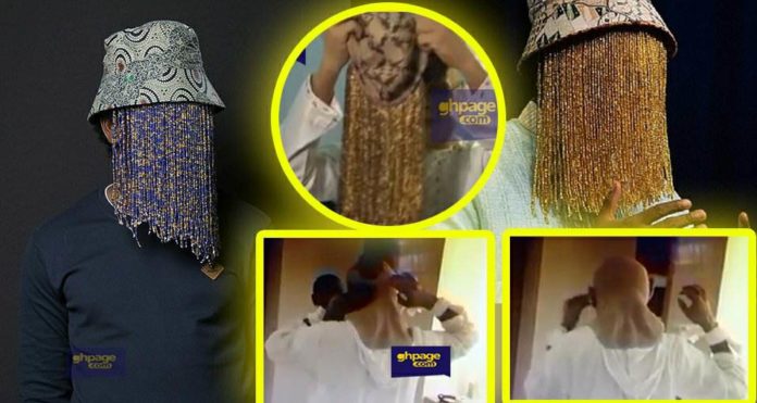 A video of Anas wearing his prosthetic mask before he steps out pops ...