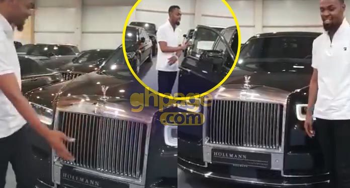 Rev. Obofour adds to his list of cars a 2018 Rolls Royce Phantom