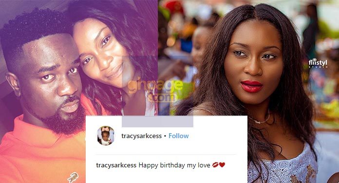 Tracy Sarkcess sends Sarkodie a lovely birthday message