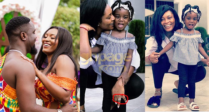 Tracy Sarkcess flaunts her $50,000 diamond wedding ring in latest photo