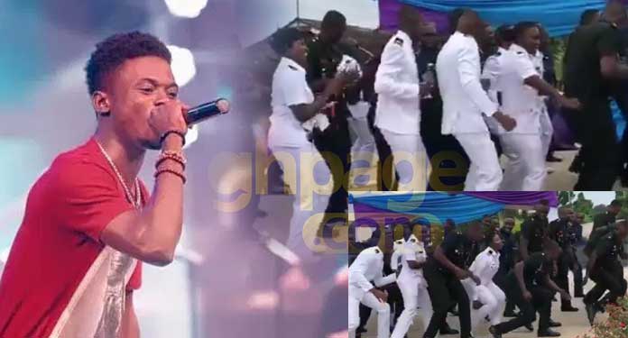 Military officers goes 'crazy' for Kuami Eugene’s "Wish Me Well" song ...