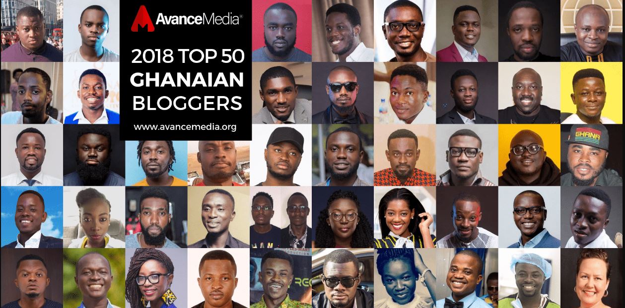 Avance Media announces top 50 Ghanaian best bloggers list for 2018