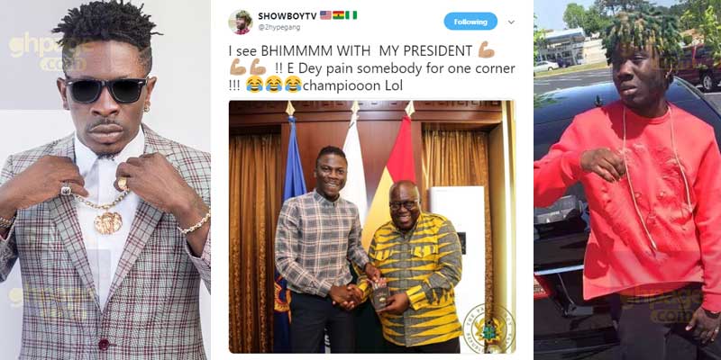 Showboy mocks Shatta Wale after Stonebwoy visited Nana Addo - GhPage
