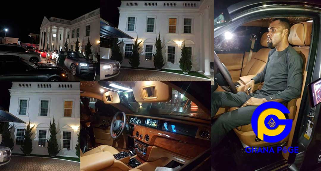 Rev.Obofuor displays Rolls Royce Phantom 2019 and Trassaco mansion - GhPage
