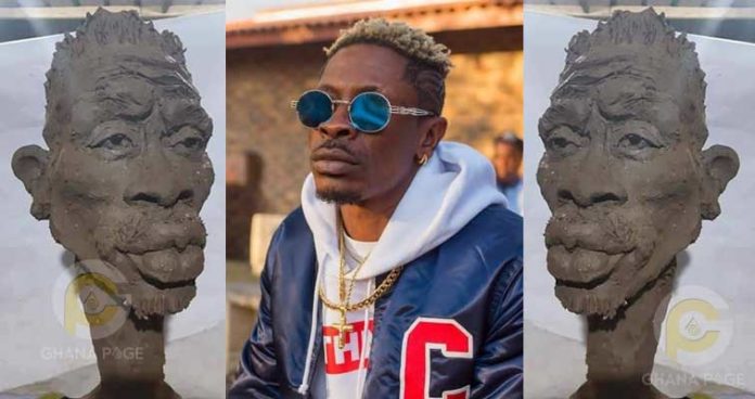 Another distorted statue of Shatta Wale causes frenzy on social media ...