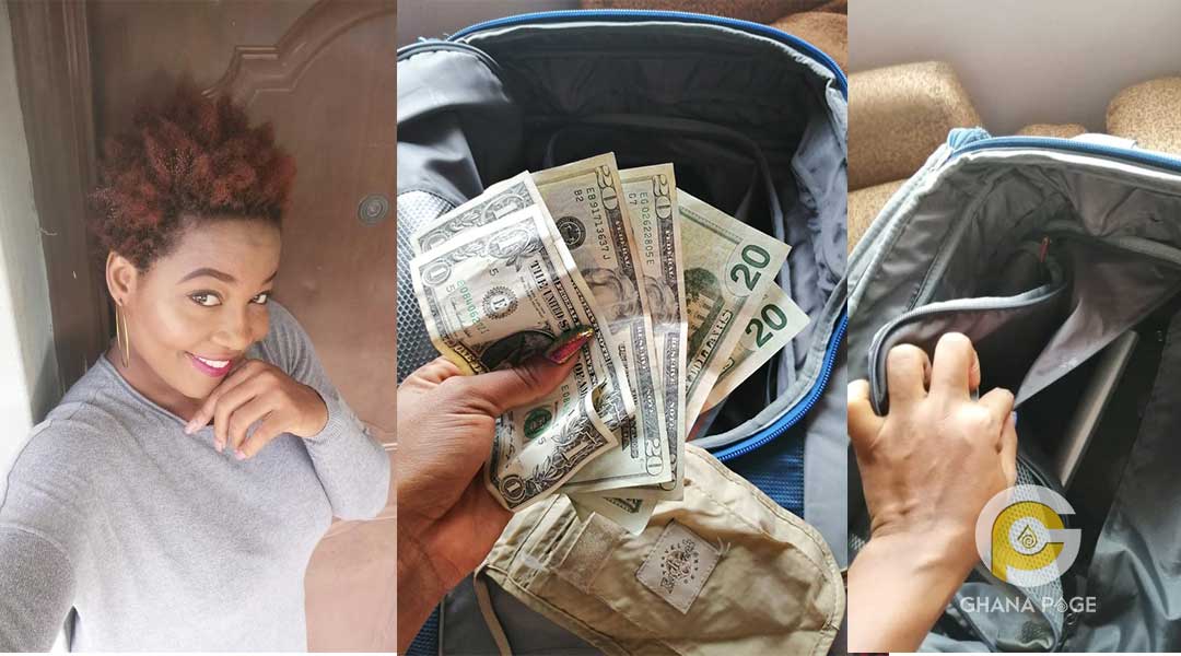 Lady finds dollars in a second-hand bag she bought - GhPage