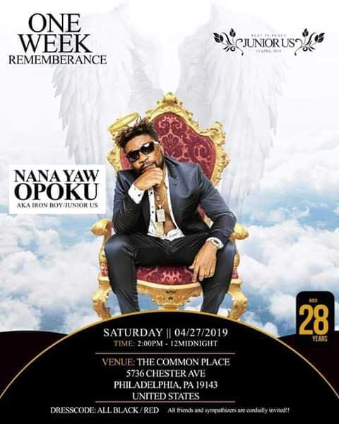 One Week Celebration posters of Junior US pops up online - GhPage