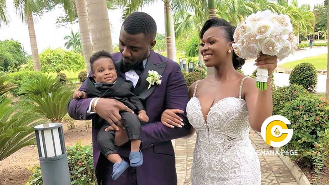 Is she your mother - John Dumelo's son questions social media user - GhPage