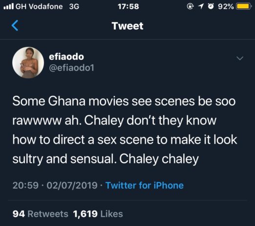 Ghanaian movie directors don’t know how shoot atopa scenes- Efia Odo ...