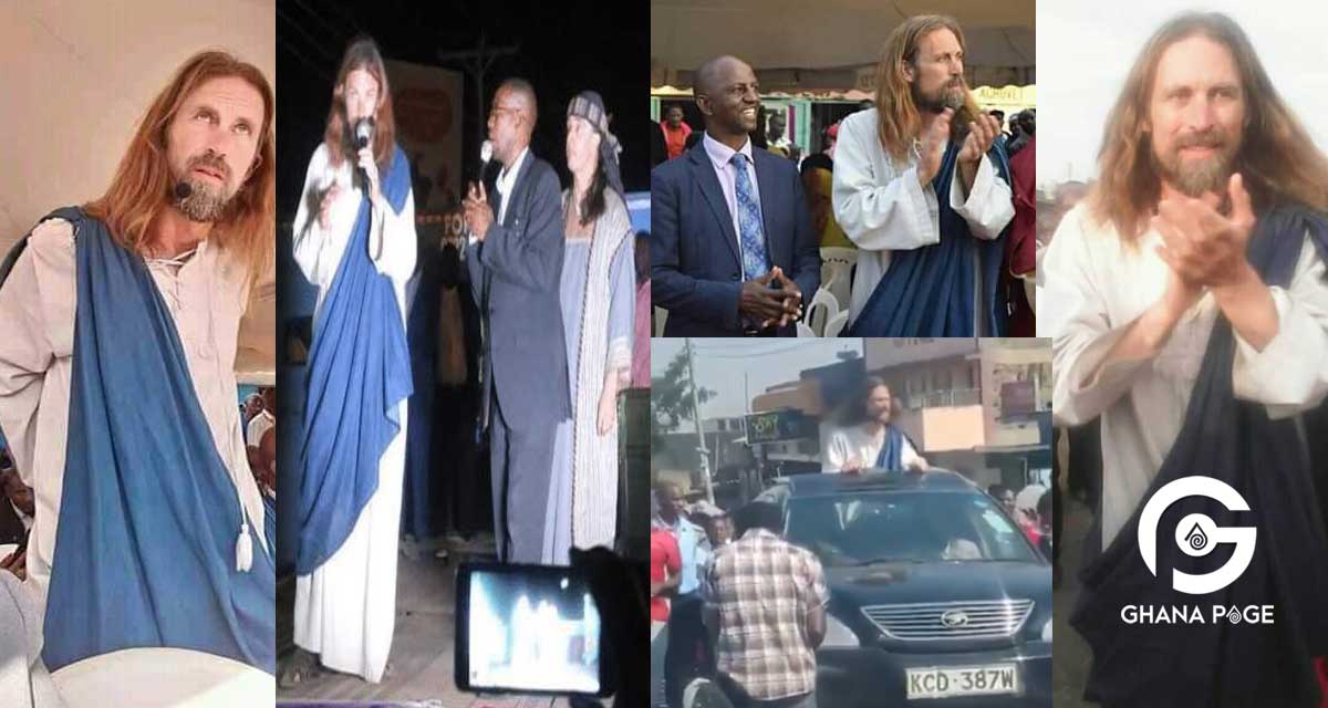 Jesus Christ spotted in Kenya- Christians Jubilate and Worship him