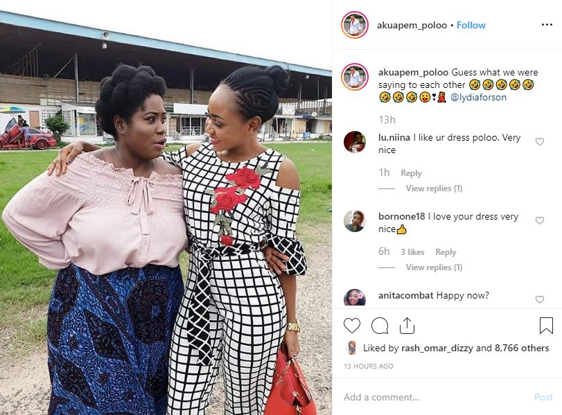 Akuapem Poloo and Lydia Forson finally make peace - GhPage