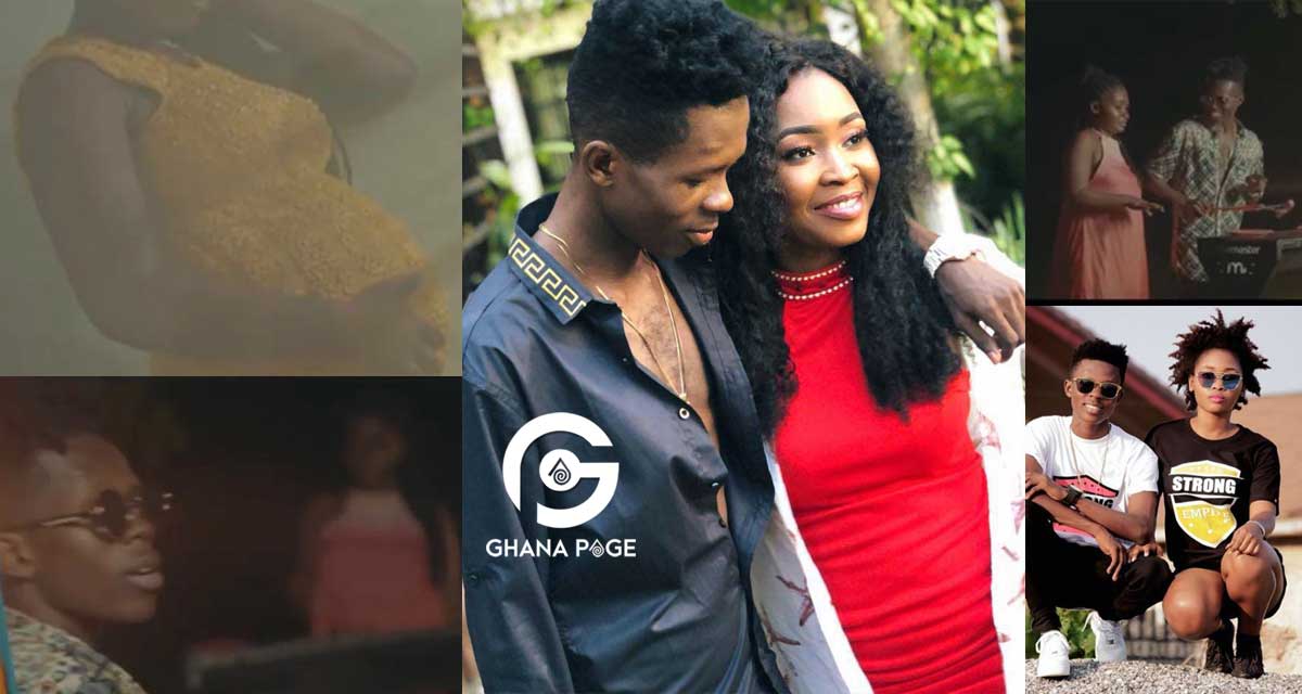 Strongman's girlfriend, Nana Ama shows off her baby bump