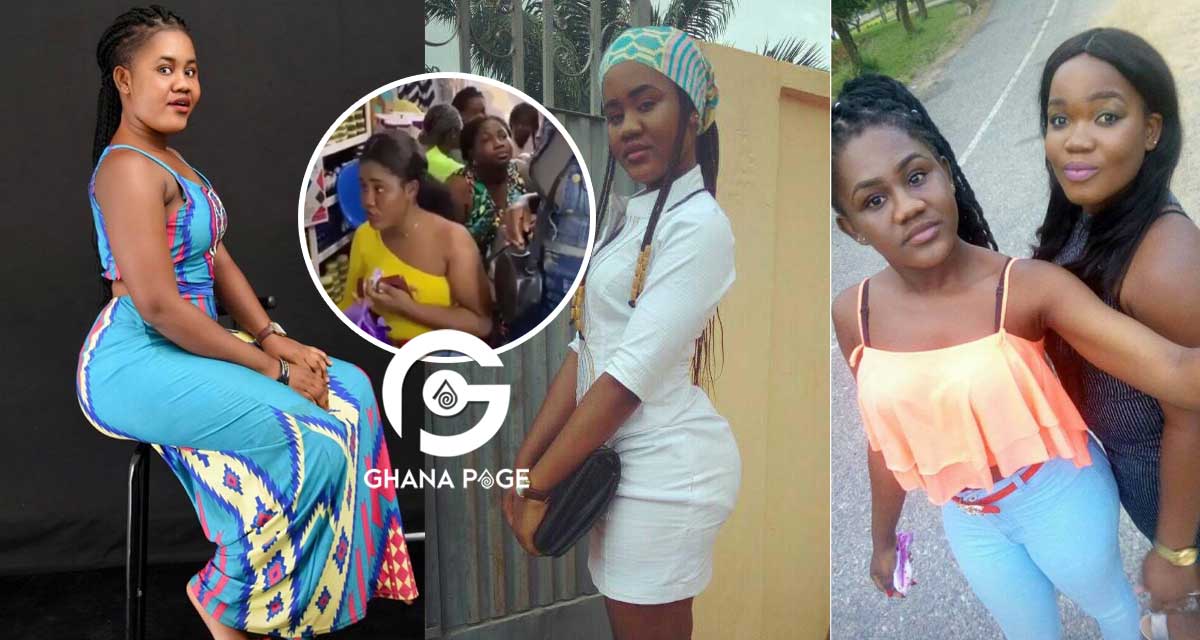 One of the girls who were buying charms from Mama Gee exposed