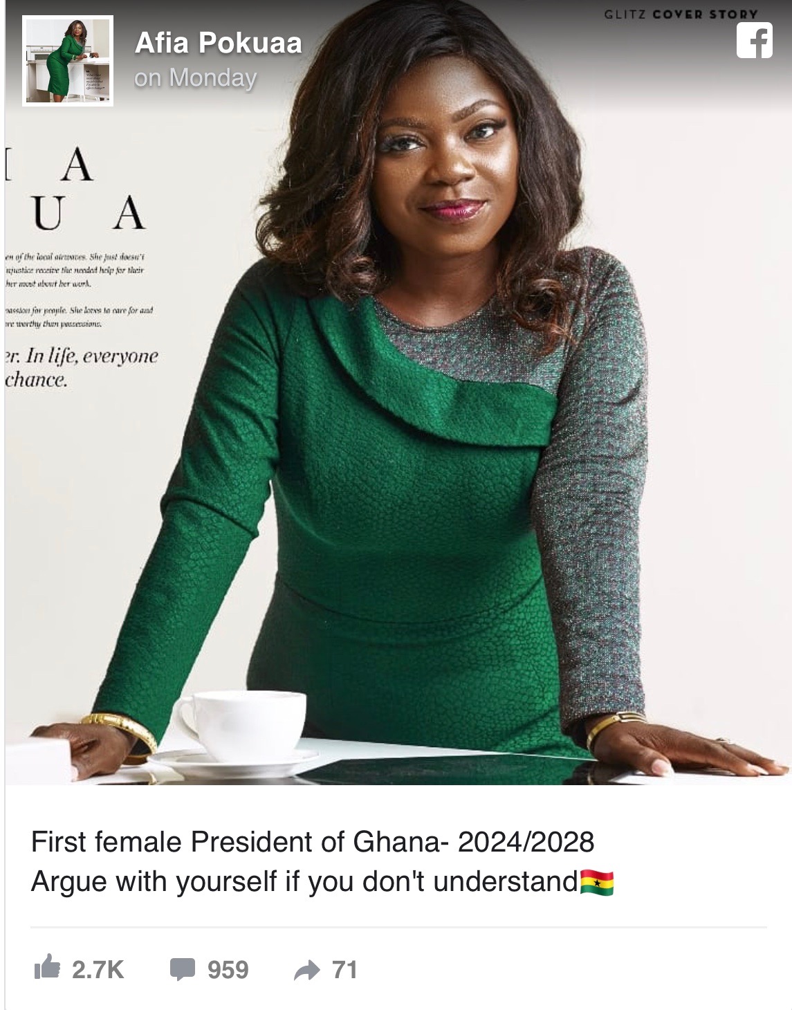 I will become Ghana's first female president - Afia Pokuaa Vim Lady ...