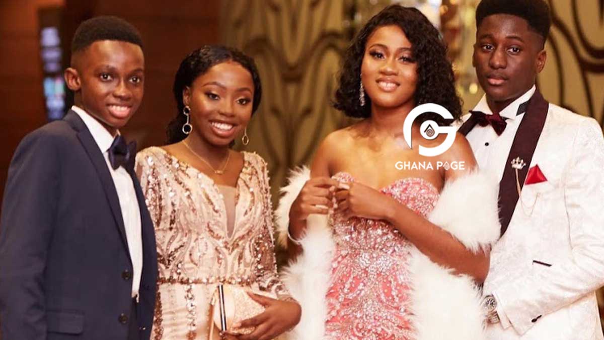 Osei Kwame Despite's 16-year-old son, Kirk shows off his pretty girlfriend