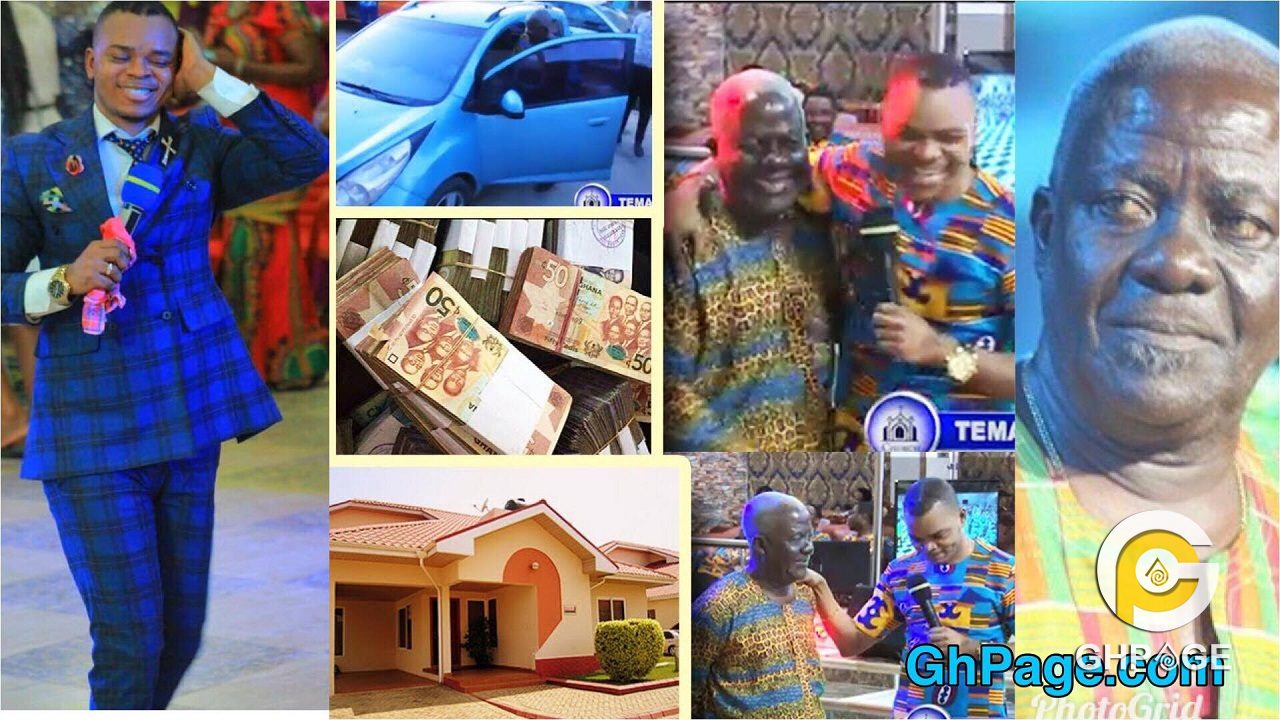 Angel Obinim gives out house, car and money to veteran actor, Paa ...