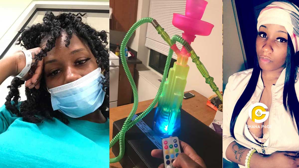 Lady infected with lung cancer after smoking Shisha shares her story