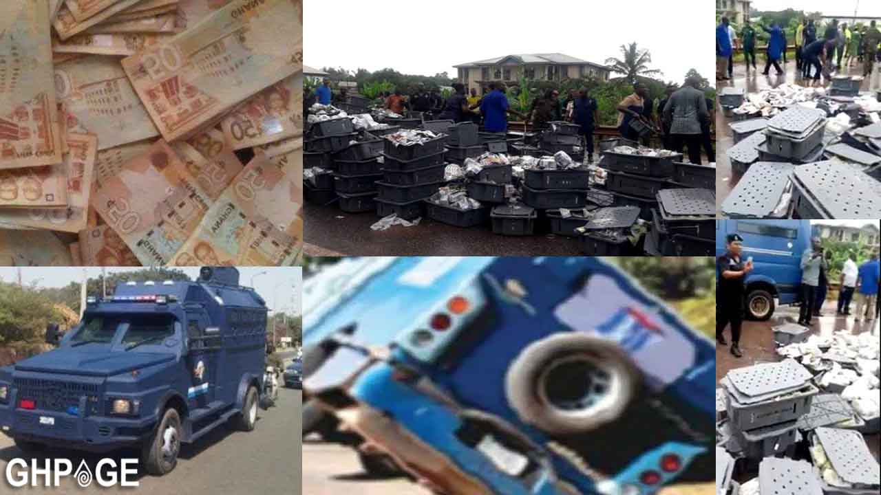 Tons of cash left on the ground after bullion van transporting money to ...