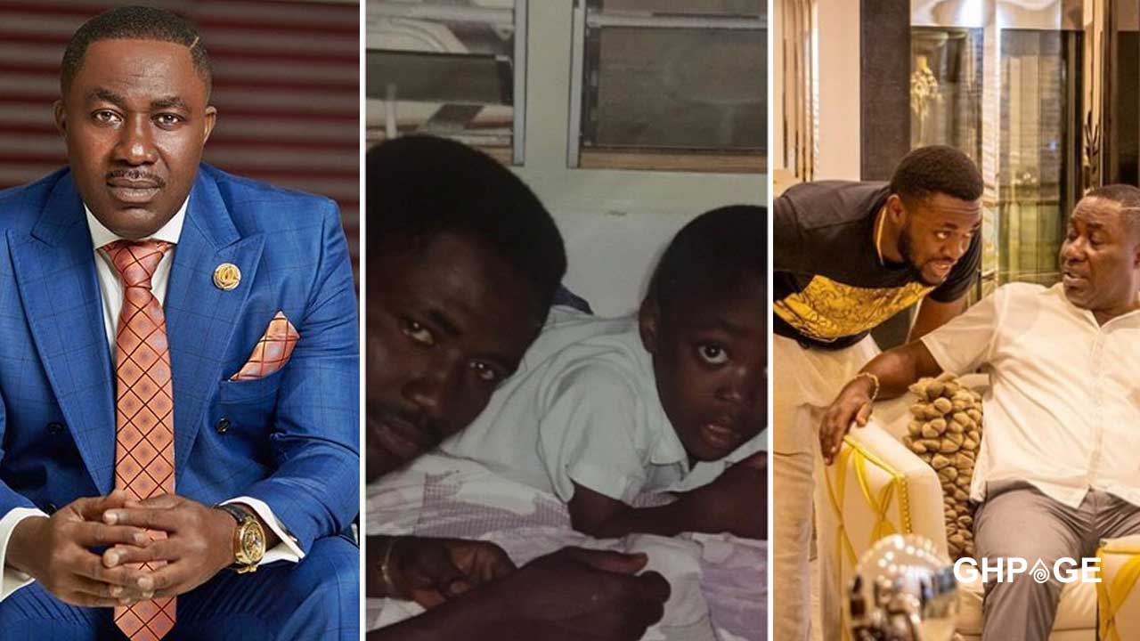 Throwback photo of Despite and son Kennedy hits social - GhPage
