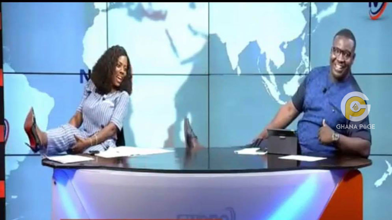 Nana Aba Anamoah & Francis Abban dance Pulele on live TV to celebrate ...