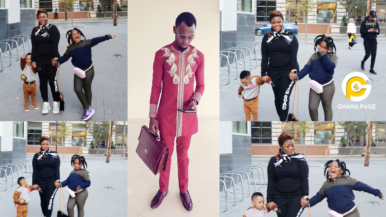 Photos of Rev. Obofour’s wife, Ciara & her kids chilling abroad goes viral Photos of Rev. Obofour’s wife, Ciara & her kids chilling abroad goes viral