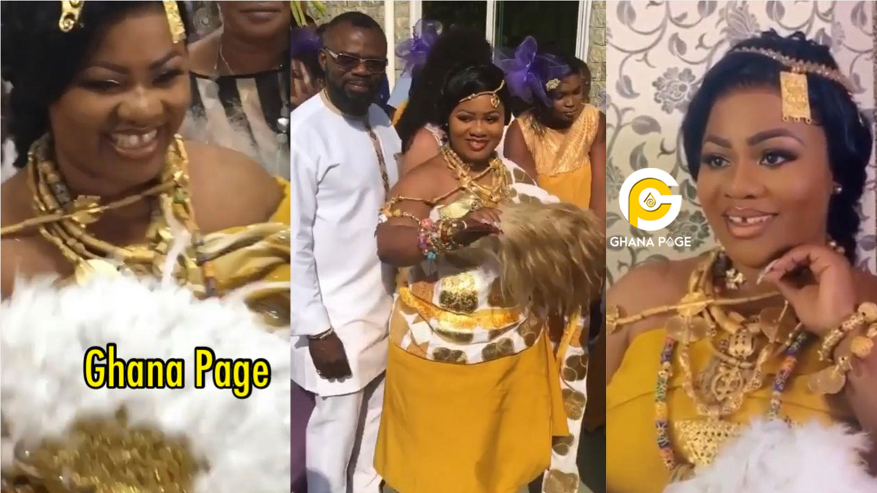 Beautiful videos from Obaapa Christy's traditional wedding ceremony