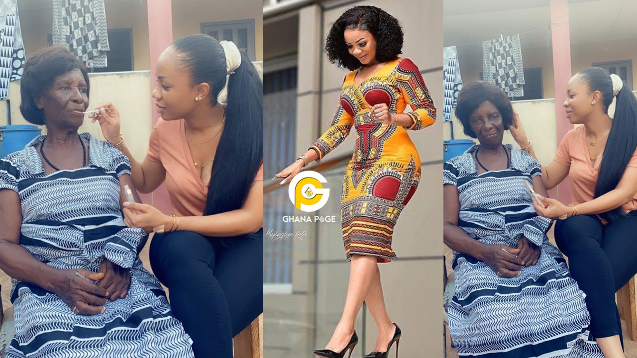 Serwaa Amihere finally drops photos of the grandma she was named after
