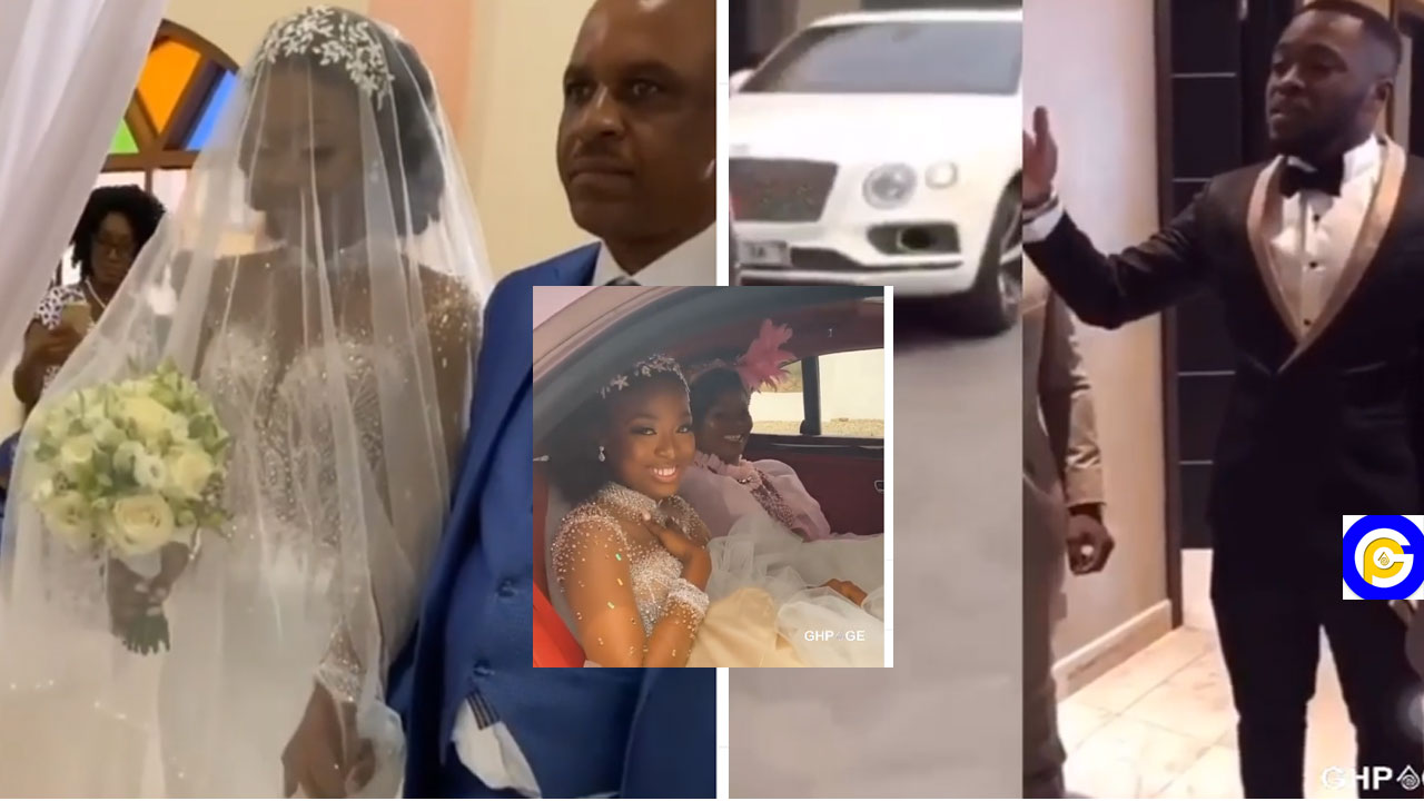 First videos from the White Wedding of Kennedy Osei & Tracy - GhPage