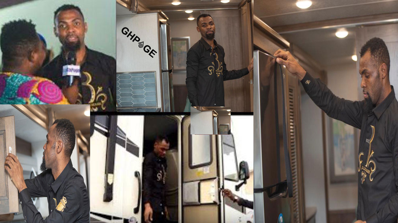 Obofour speaks on his new 'bus mansion' which has a bedroom, toilet ...