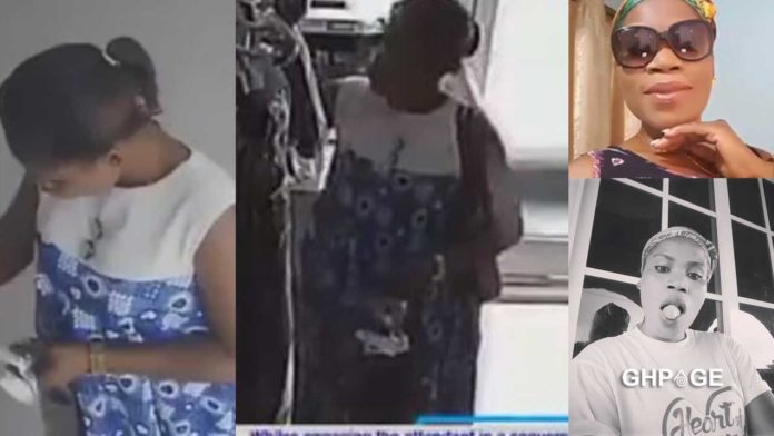 Popular slay queen caught on camera stealing Weave-on