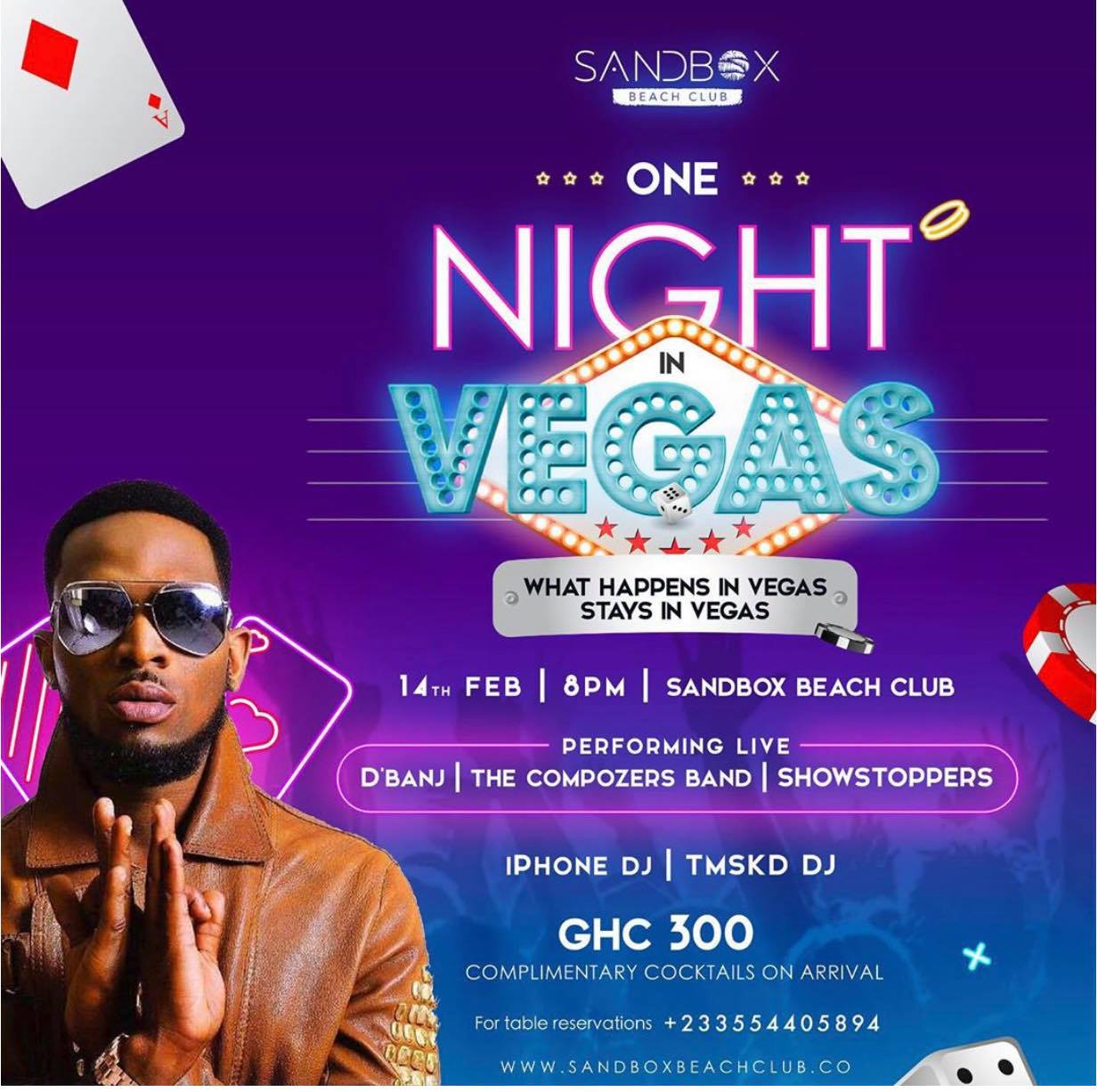 D’Banj, The Compozers, and Showstoppers to rock Sandbox Beach Club this ...