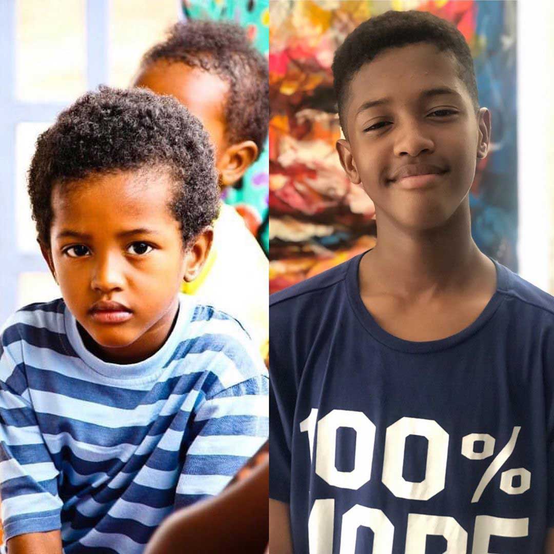 Frema Ashkar shows off her fully grown son as he celebrates his ...