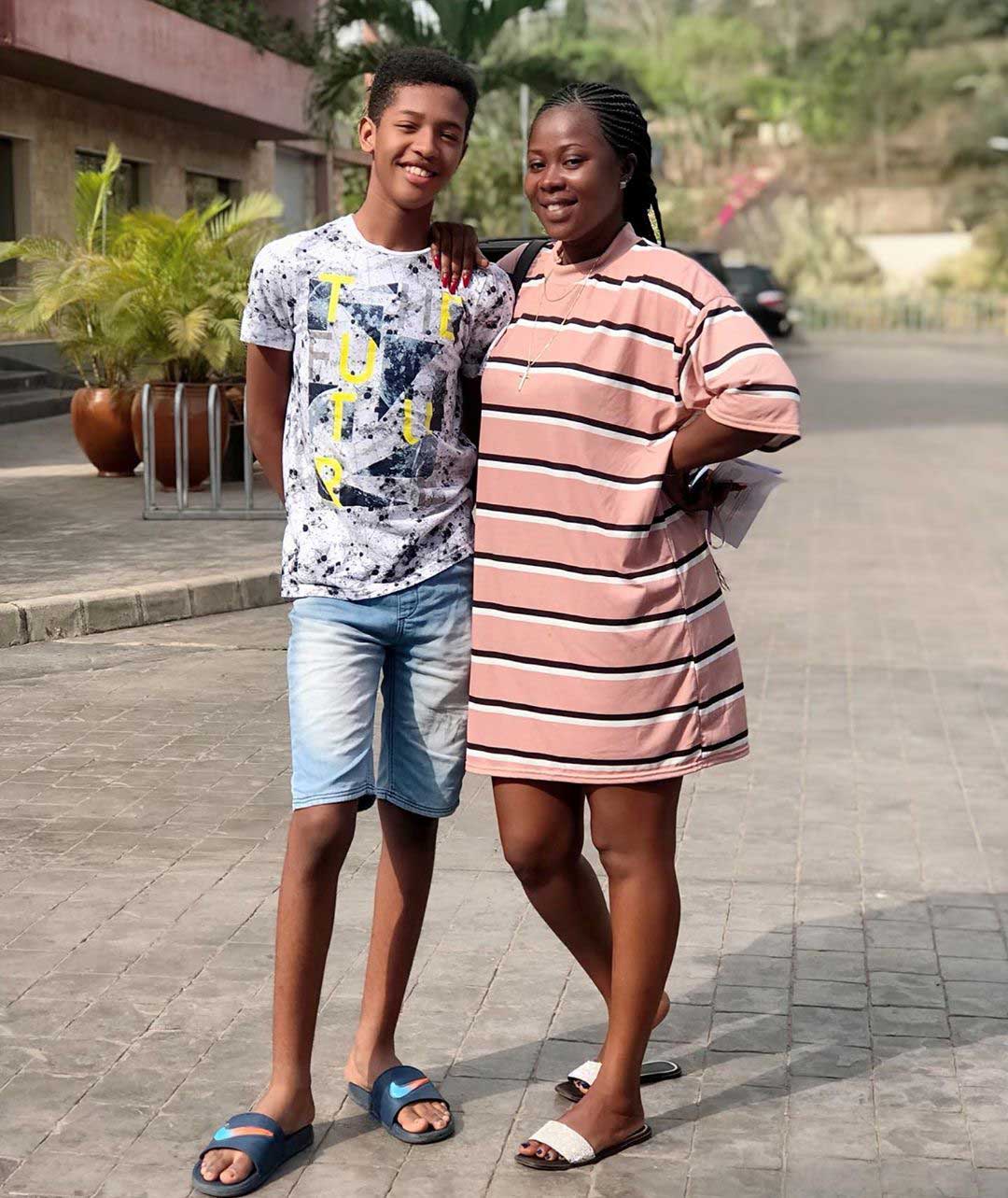 Frema Ashkar shows off her fully grown son as he celebrates his ...