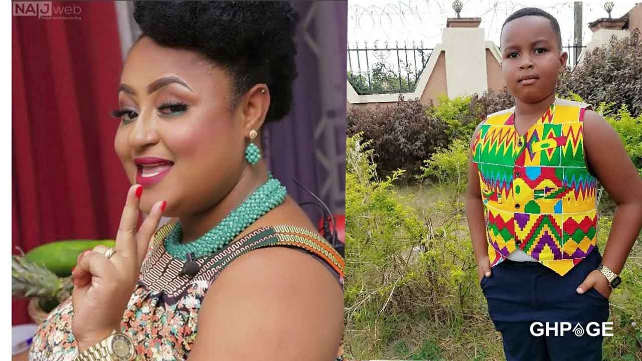 Matilda Asare flaunts her son for the first time - GhPage