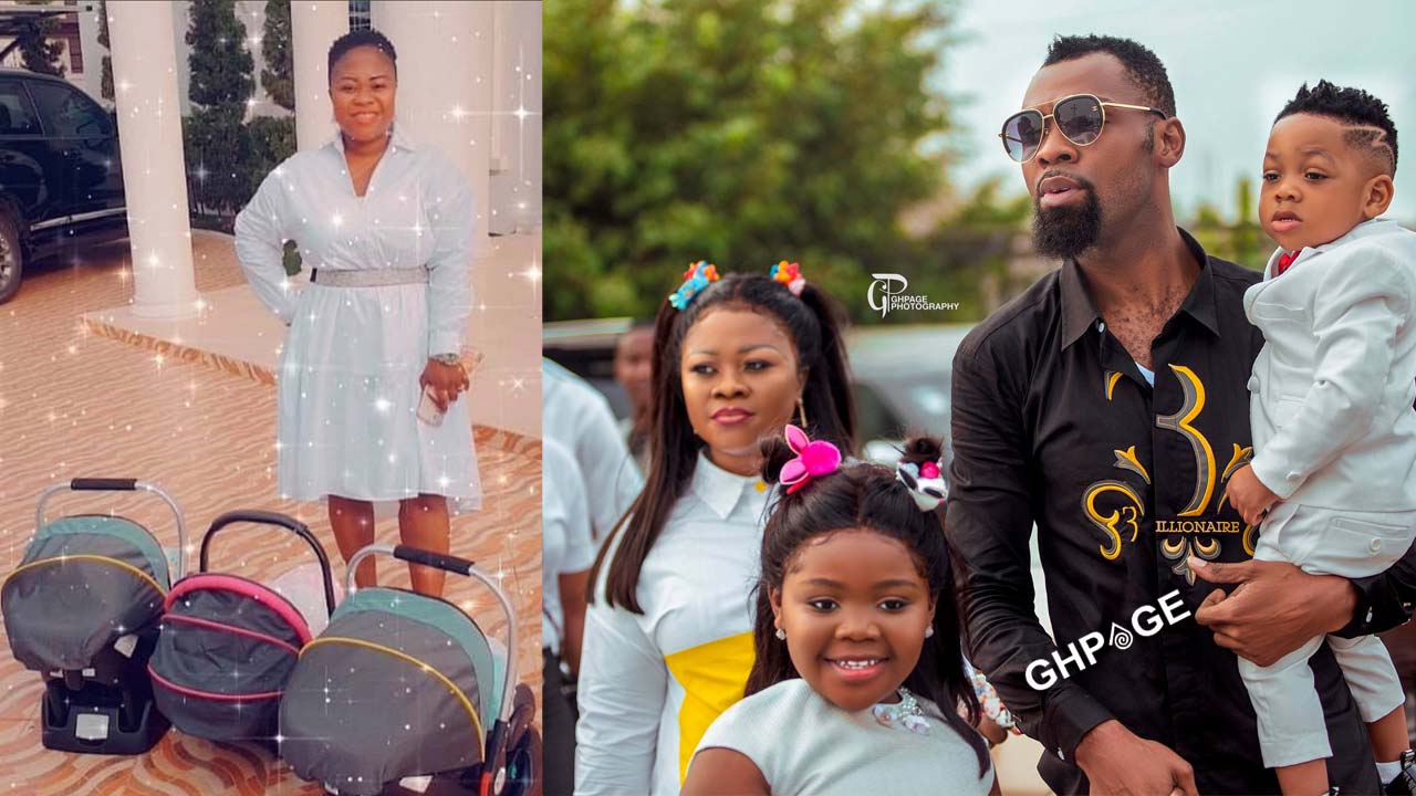 First photos of Obofour and Queen Ciara newborn triplet hit online - GhPage