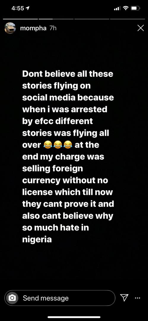 Mompha breaks silence on Hushpuppi’s arrest