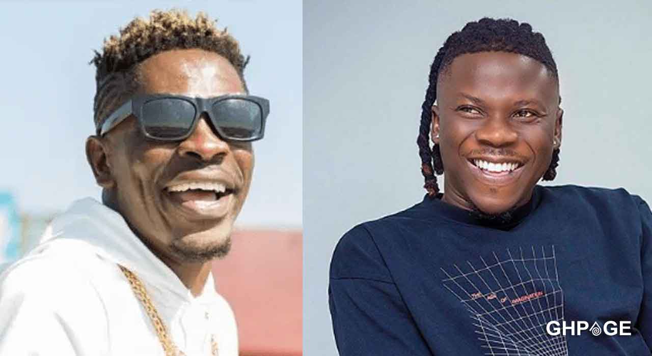 Stonebwoy reacts to Shatta Wale jamming to his Putuu song