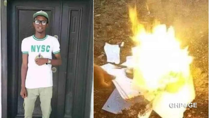 Frustrated graduate burns all his certificates because he can’t find a ...