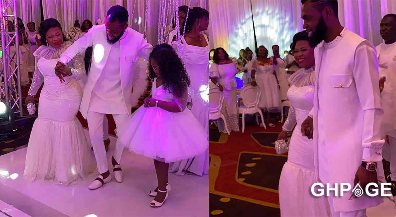 Adorable picture of Rev. Obofuor and his triplets after naming ceremony ...