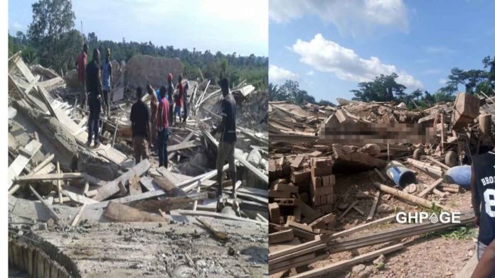 3-storey church building collapses and traps worshippers, 1 dead - GhPage