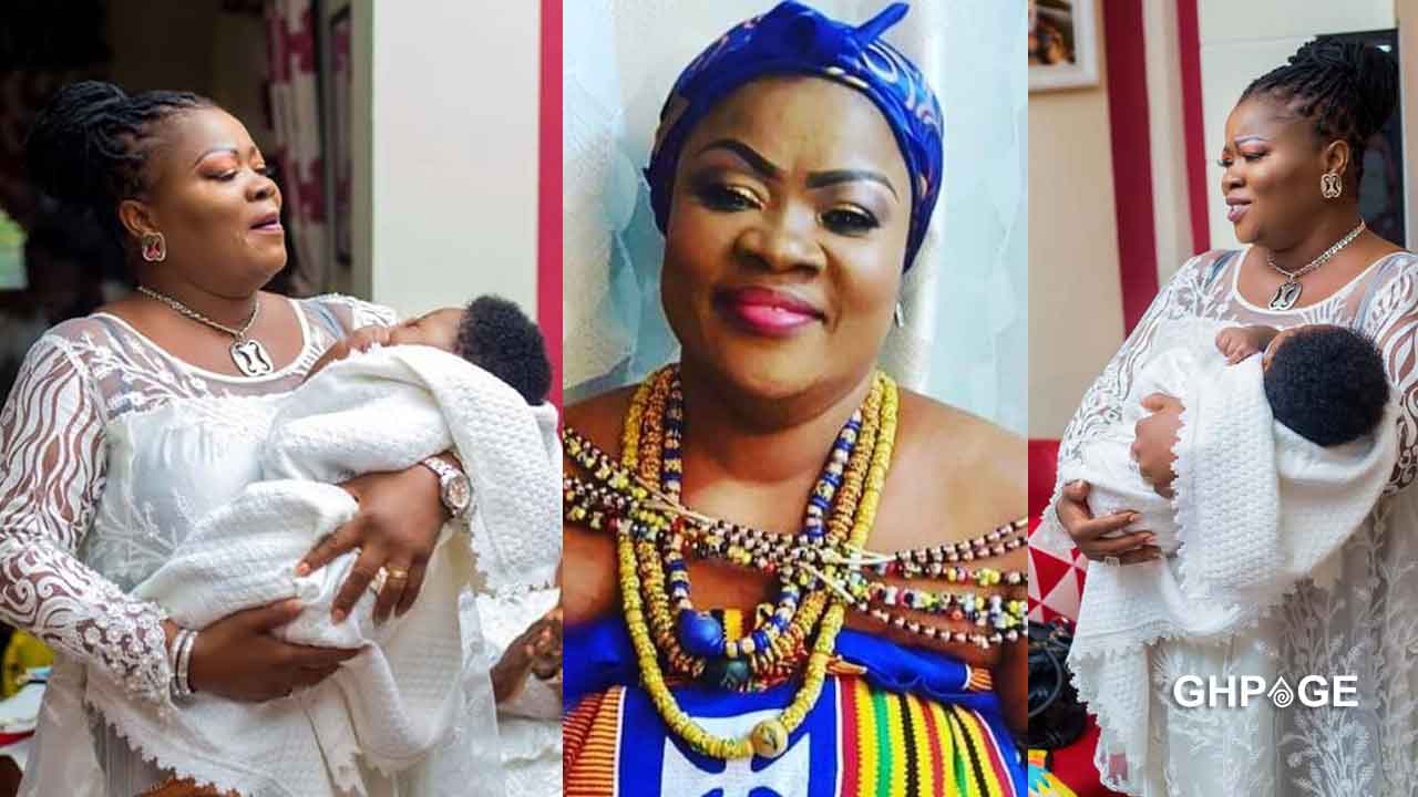 Actress Mercy Asiedu & husband welcome a newborn baby