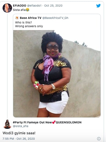 Sista Afia clashes with Efia Odo on social media