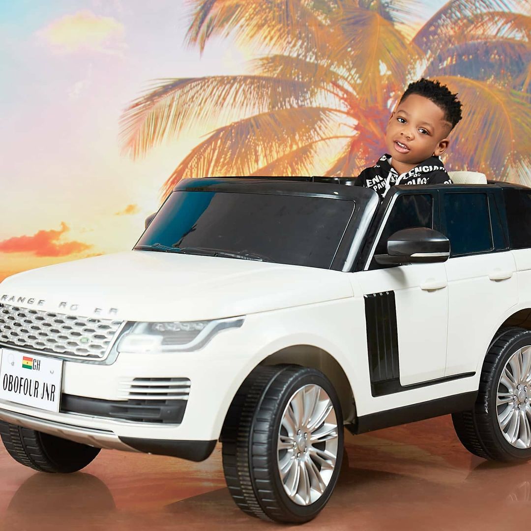 Obofour Jnr turns three(3) shares photo of his customized Range Rover ...